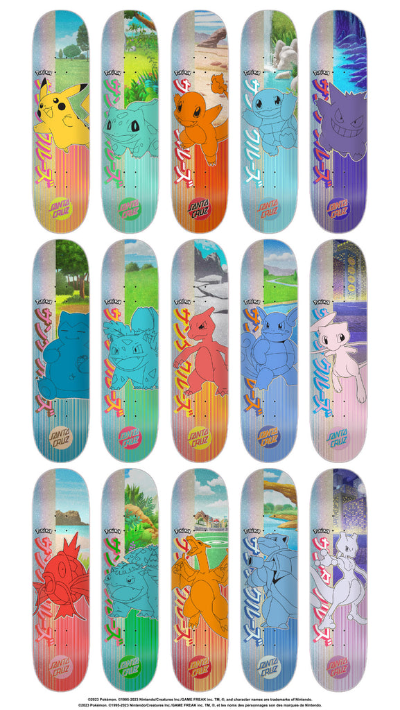Pokemon x Santa Cruz Skateboards Deck 8" Blind Bag – 418 SKATE SHOP