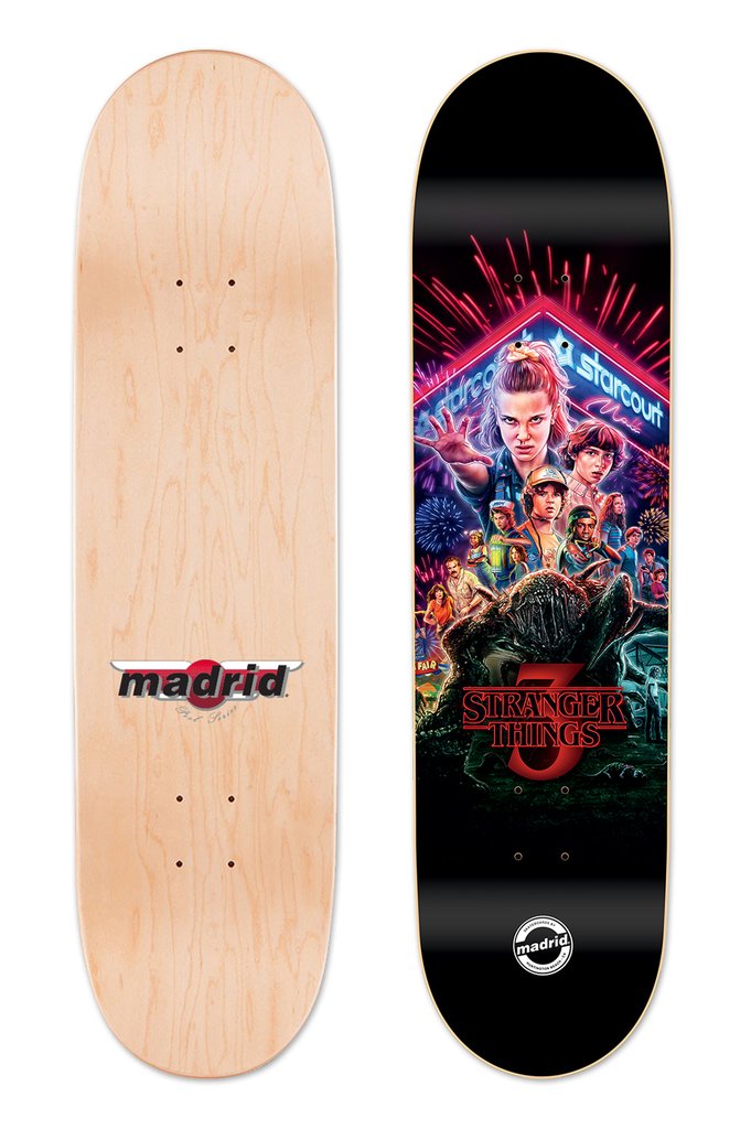 Madrid Stranger Things Deck Netflix Title Poster (Limited Edition ...